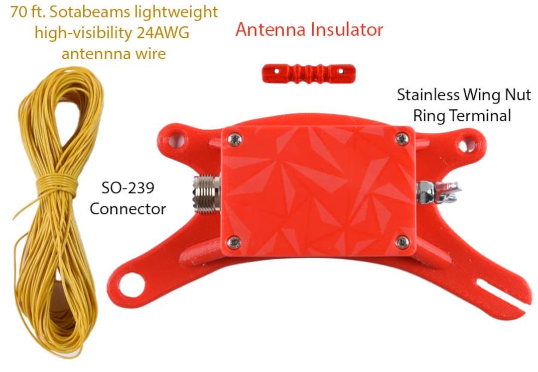 EFHW End Fed Half Wave Antenna With Integrated Winder Assembled With ...