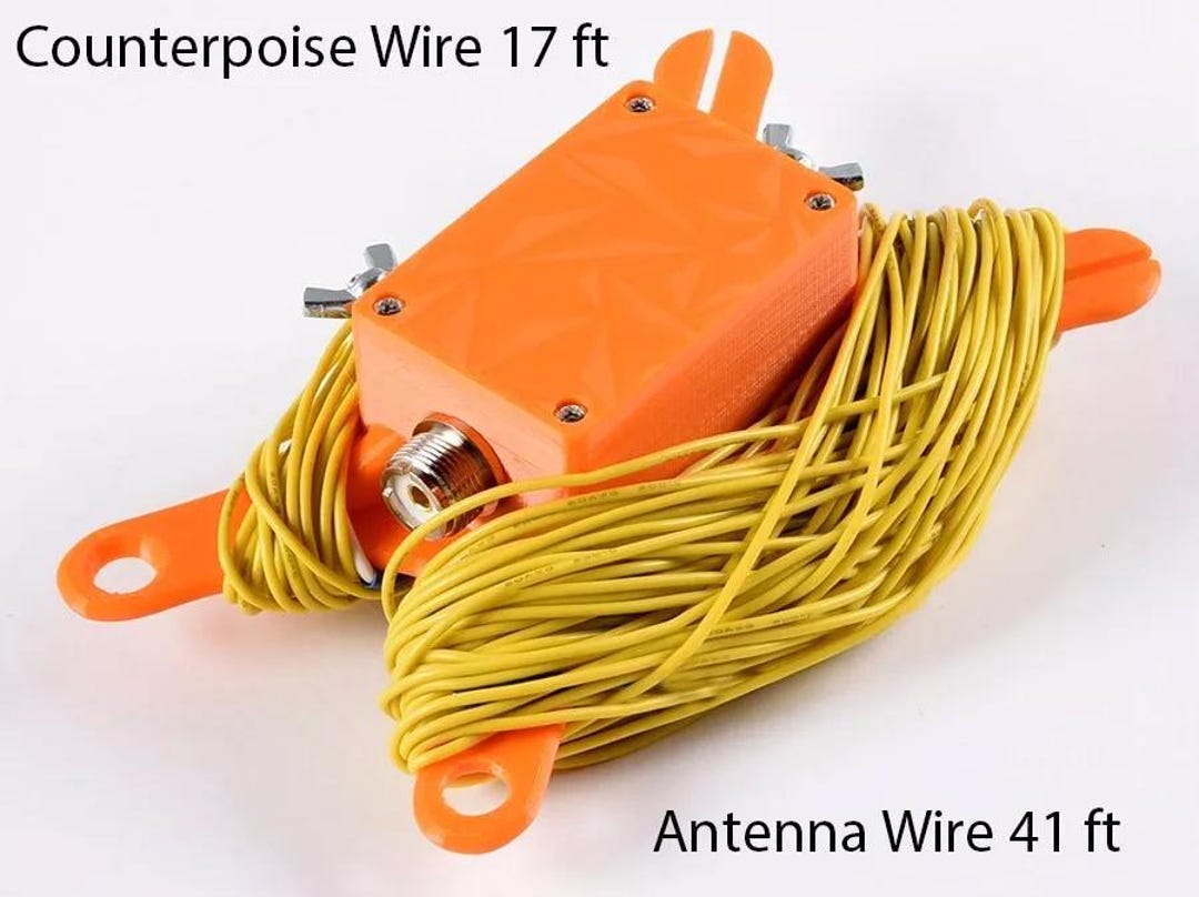 Random Wire Antenna With Integrated Winder 80-10 M. Fully Assembled. - Etsy