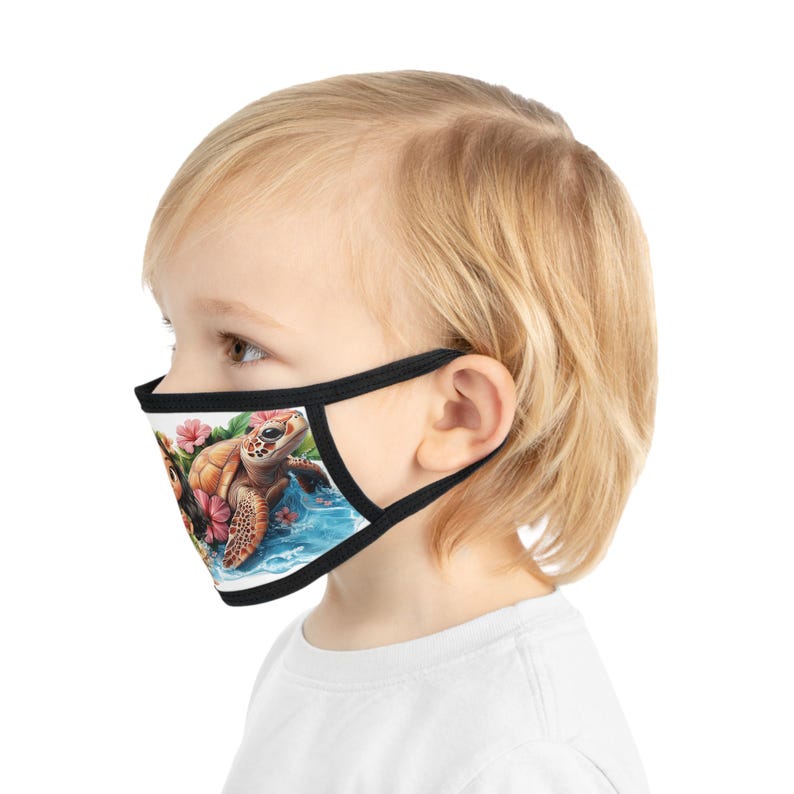 Moana Kids Face Mask Disney, Child's Facial Covering, Children's Cloth ...