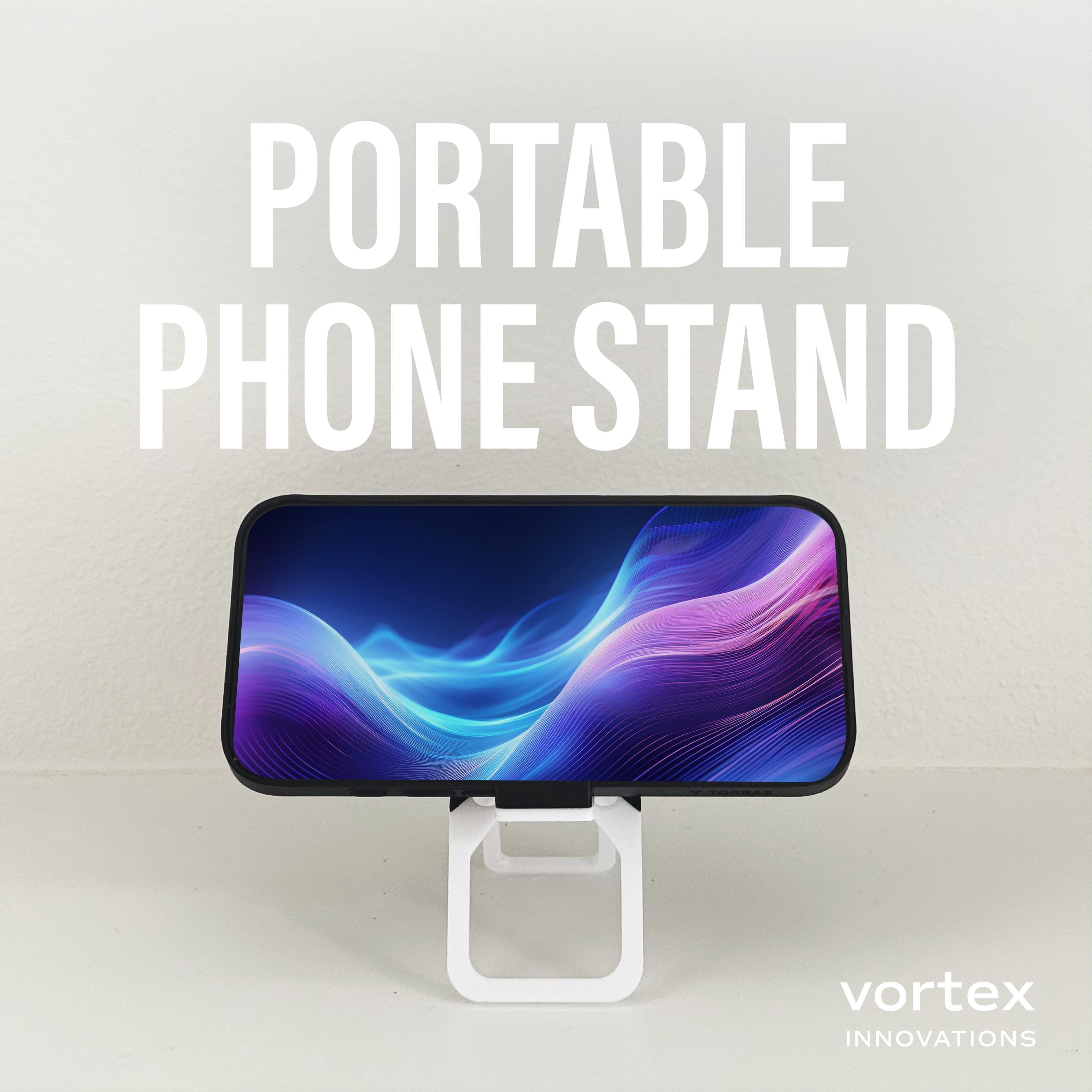 Foldable Phone Stand - 3D Printed Keychain Phone Stand - Pocket Sized ...