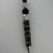 Beautiful Black & Silver Beaded Pen - Etsy