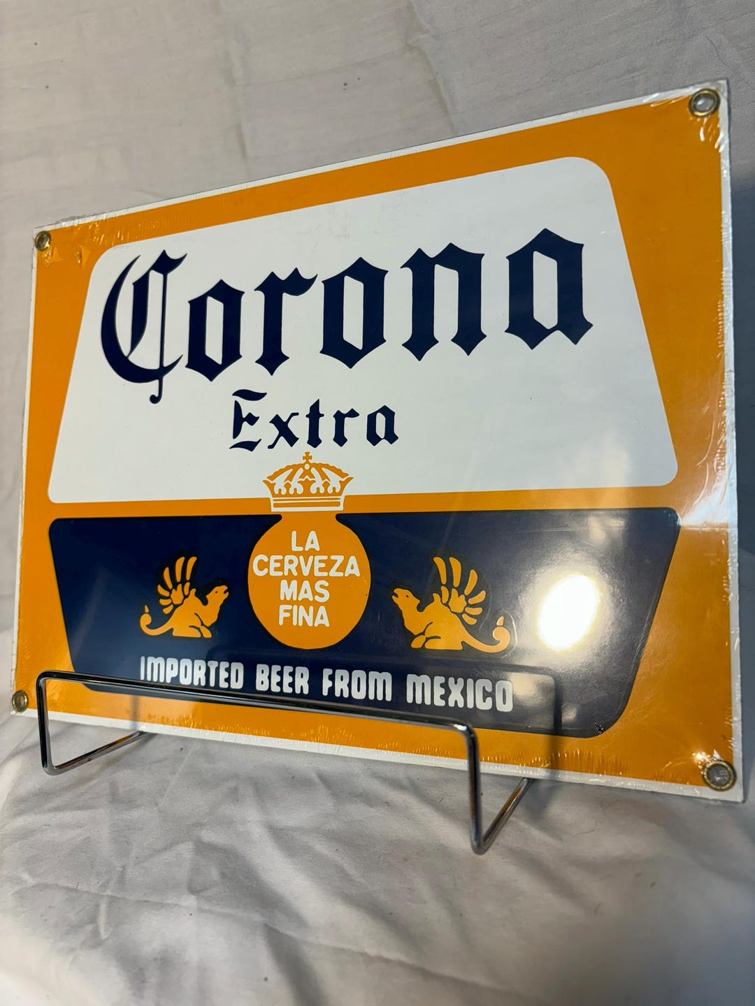 Large High Quality @ Ande Rooney Porcelain Reproduction Sign @ CORONA ...