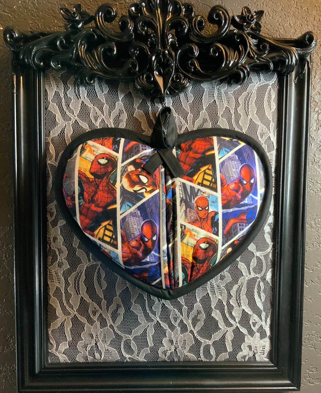 Spider-man Pot Holder - Etsy