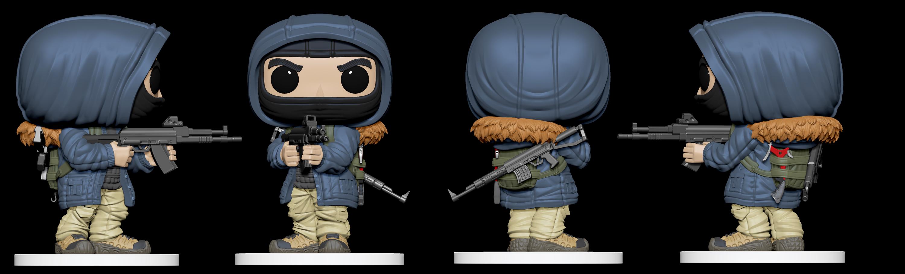 Escape From Tarkov 3D Print Files, EFT Bosses, Reshala, Shturman, Killa ...