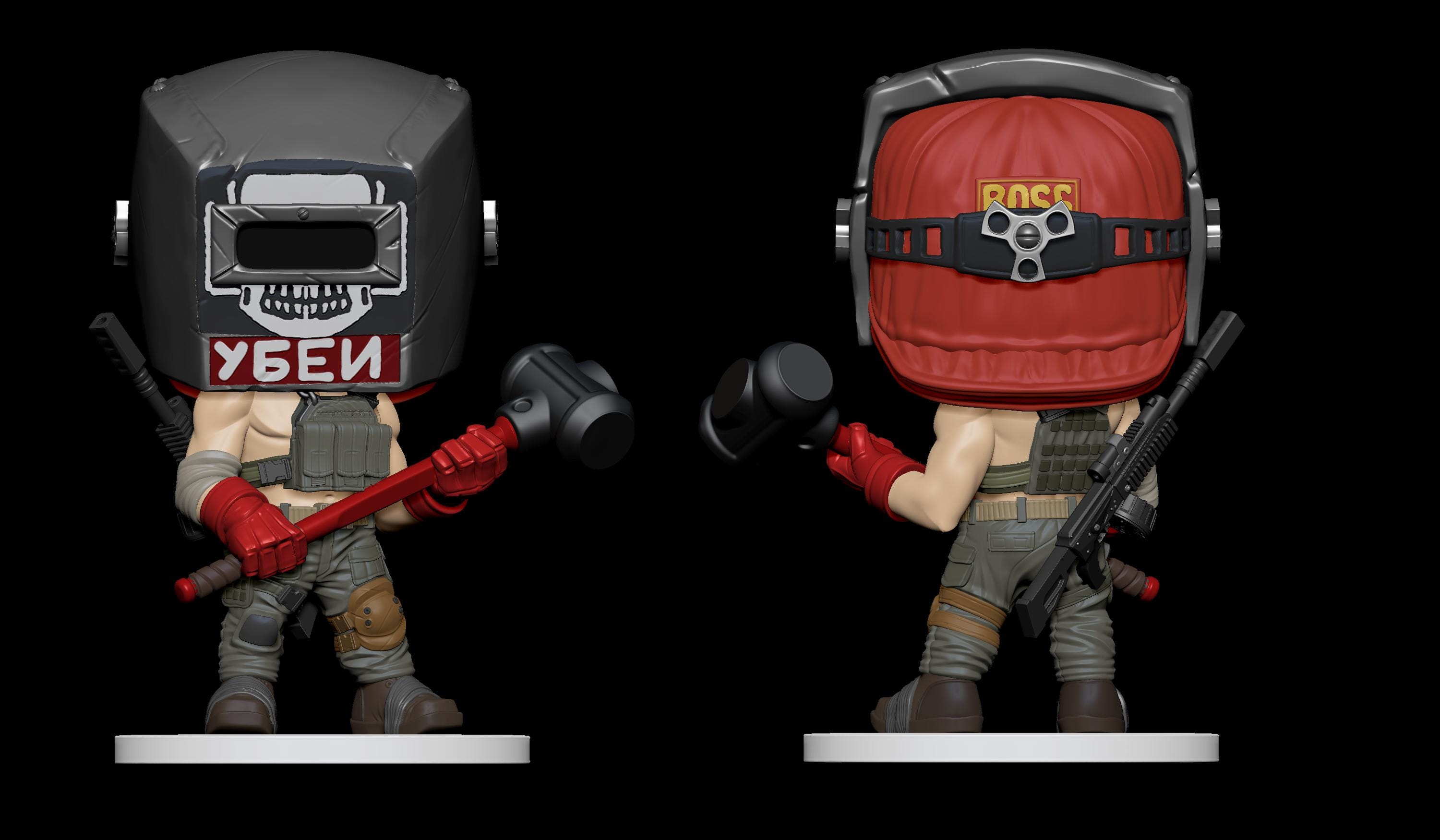 Escape From Tarkov 3D Print Files, EFT Bosses, Reshala, Shturman, Killa ...