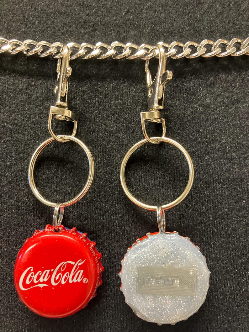 Personalized NFC Bottle Cap Charm - Vintage Programmable Tech Gift - Etsy