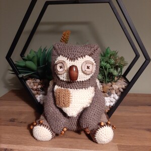 Stuffed Owlbear Cub Toy Amigurumi - Etsy