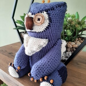 Stuffed Owlbear Cub Toy Amigurumi - Etsy