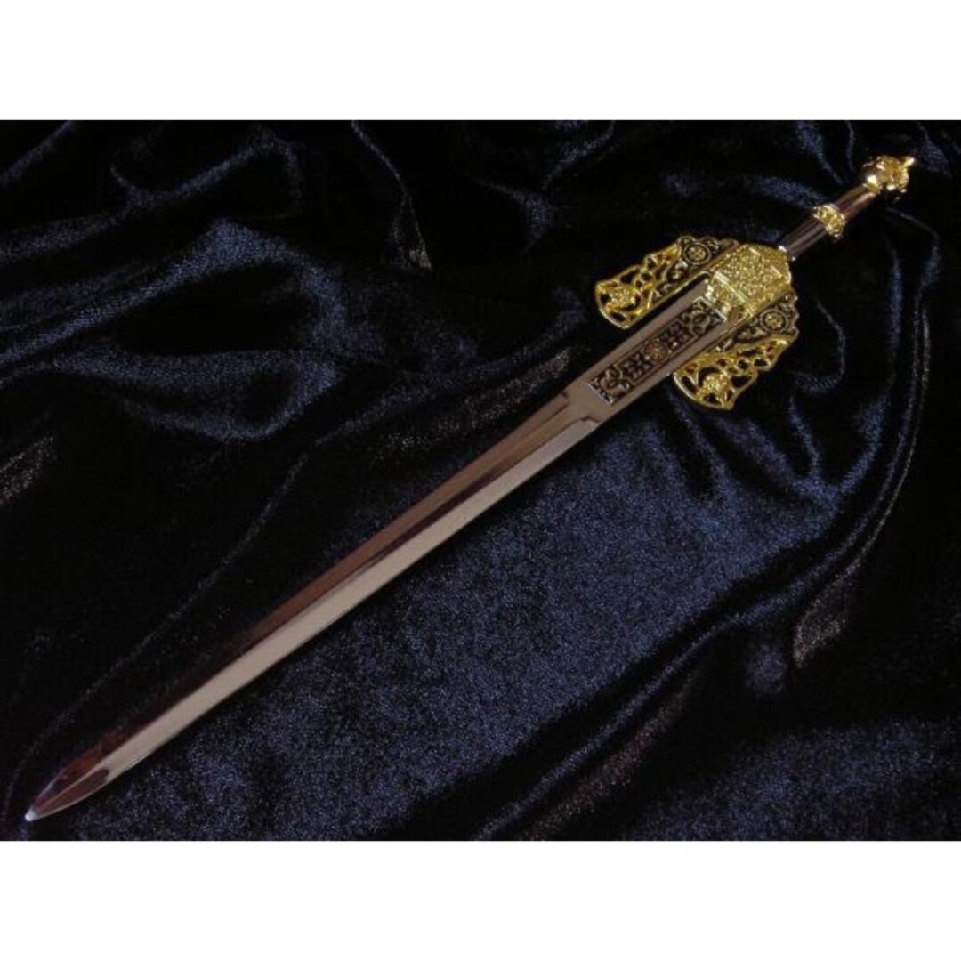 Miniature Historical Chinese Jian Sword Letter Opener Toledo Steel 24 ...