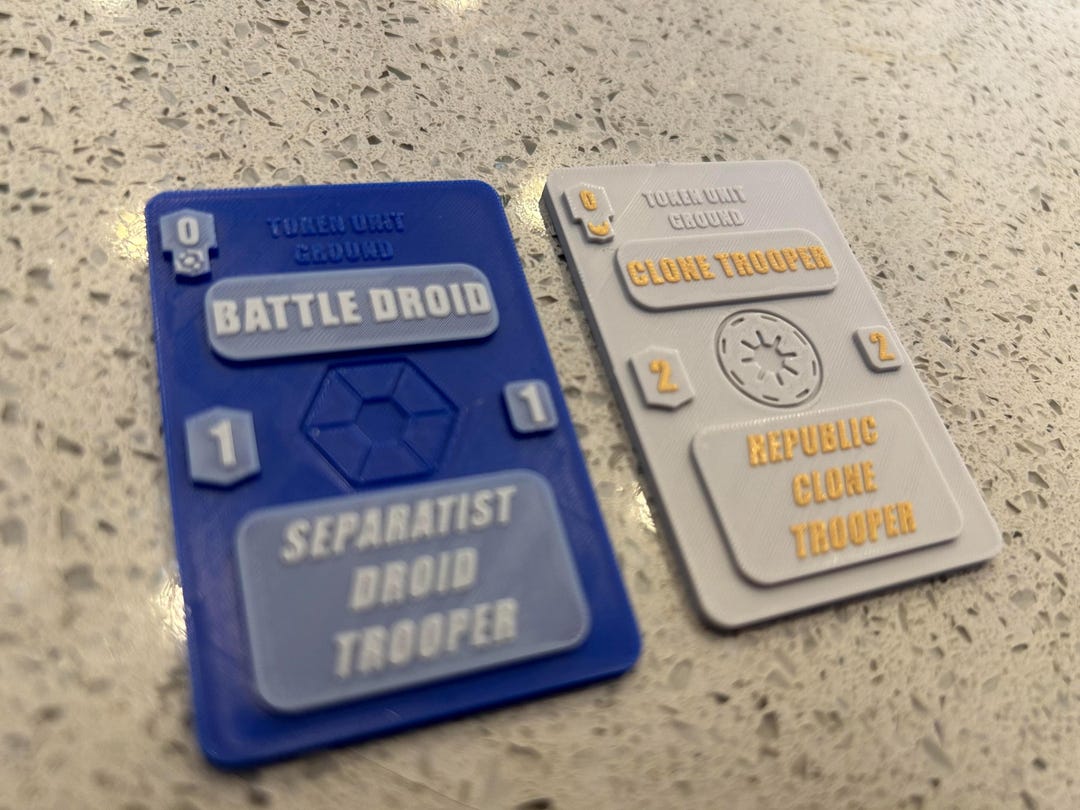 Star Wars Unlimited Battle Droid Clone Trooper Token Bundle set of 10 ...