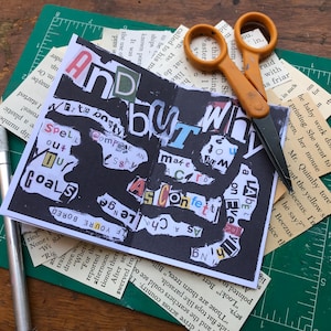 How to Use Found Text- Mini Guide Zine & Kit - Etsy