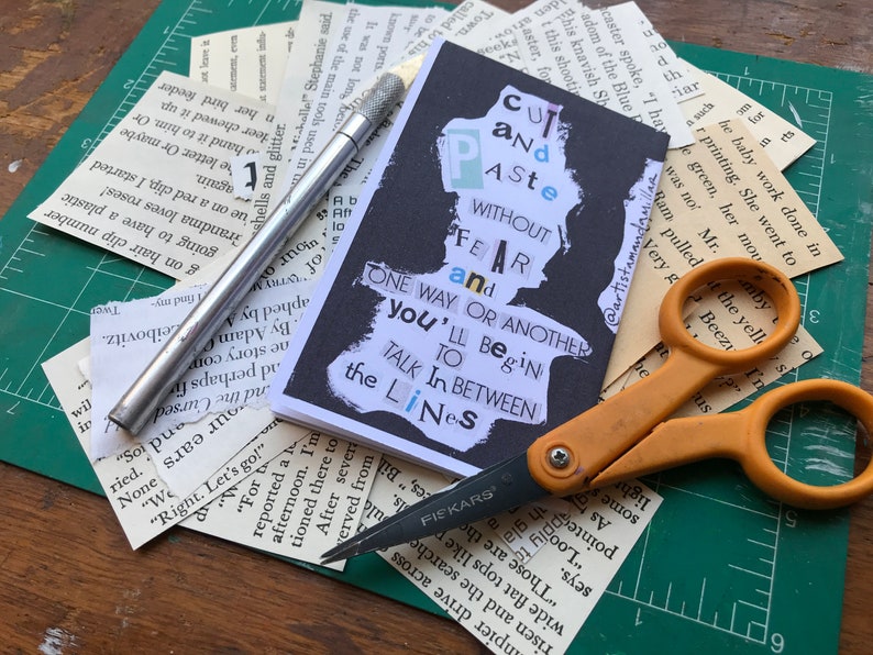 How to Use Found Text Mini Guide Zine & Kit - Etsy