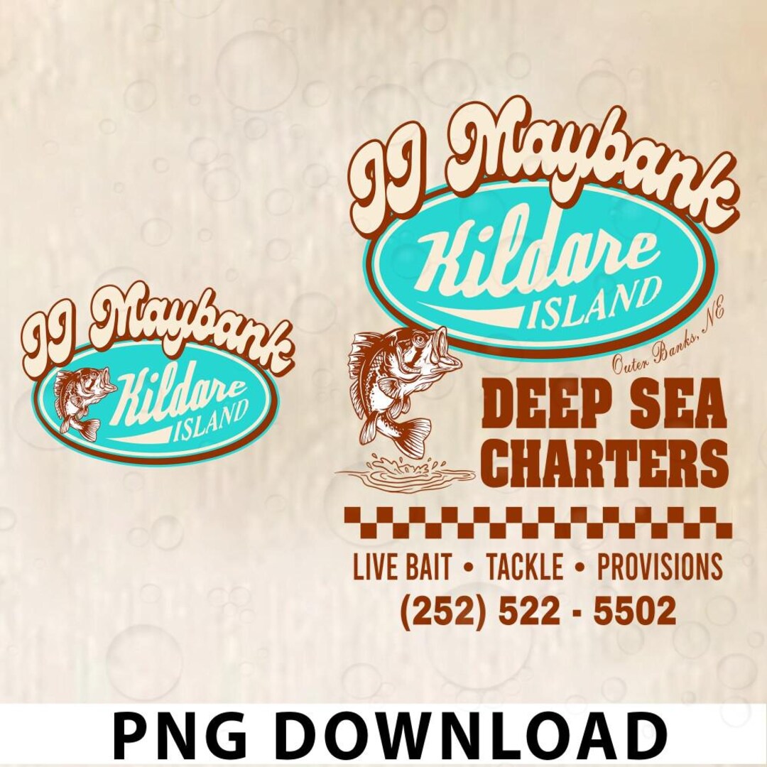 JJ Maybank Png, Maybank Deep Sea Charters Design, Fishing Png, Pogue ...