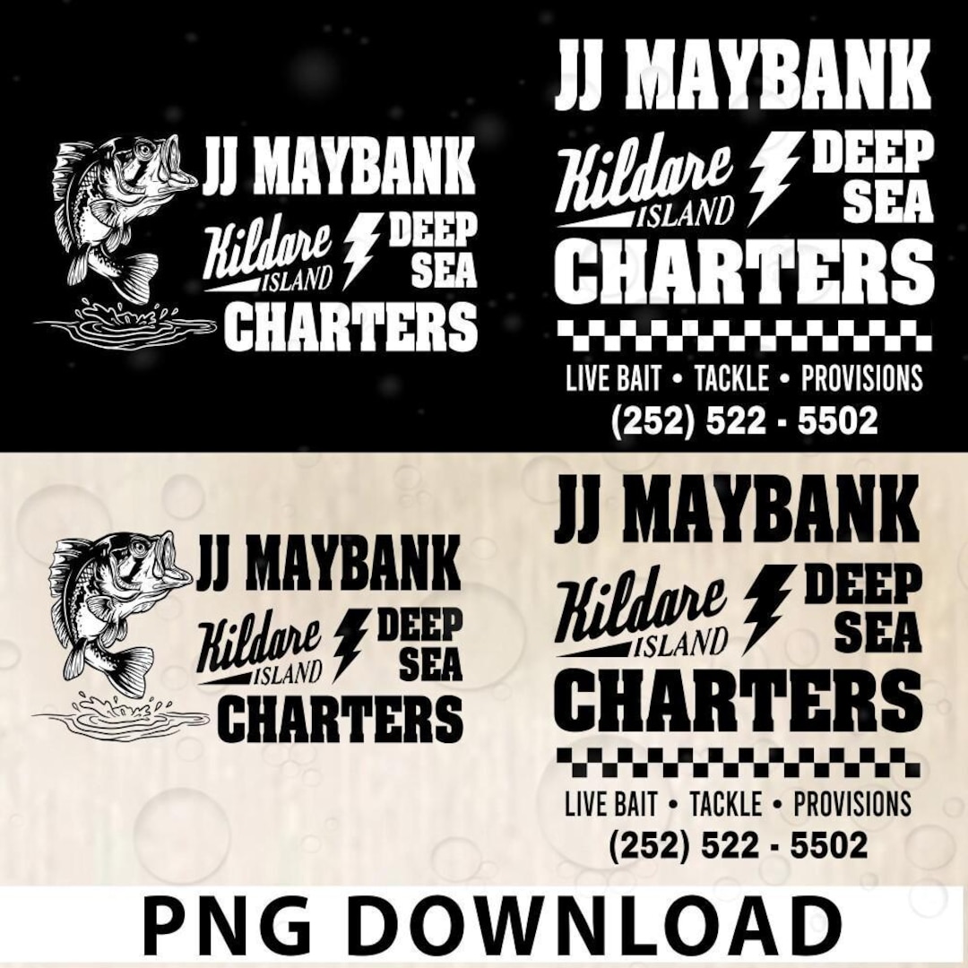 4 JJ Fishing Png, Maybank Deep Sea Charters T-shirt Design, Pogue Life ...