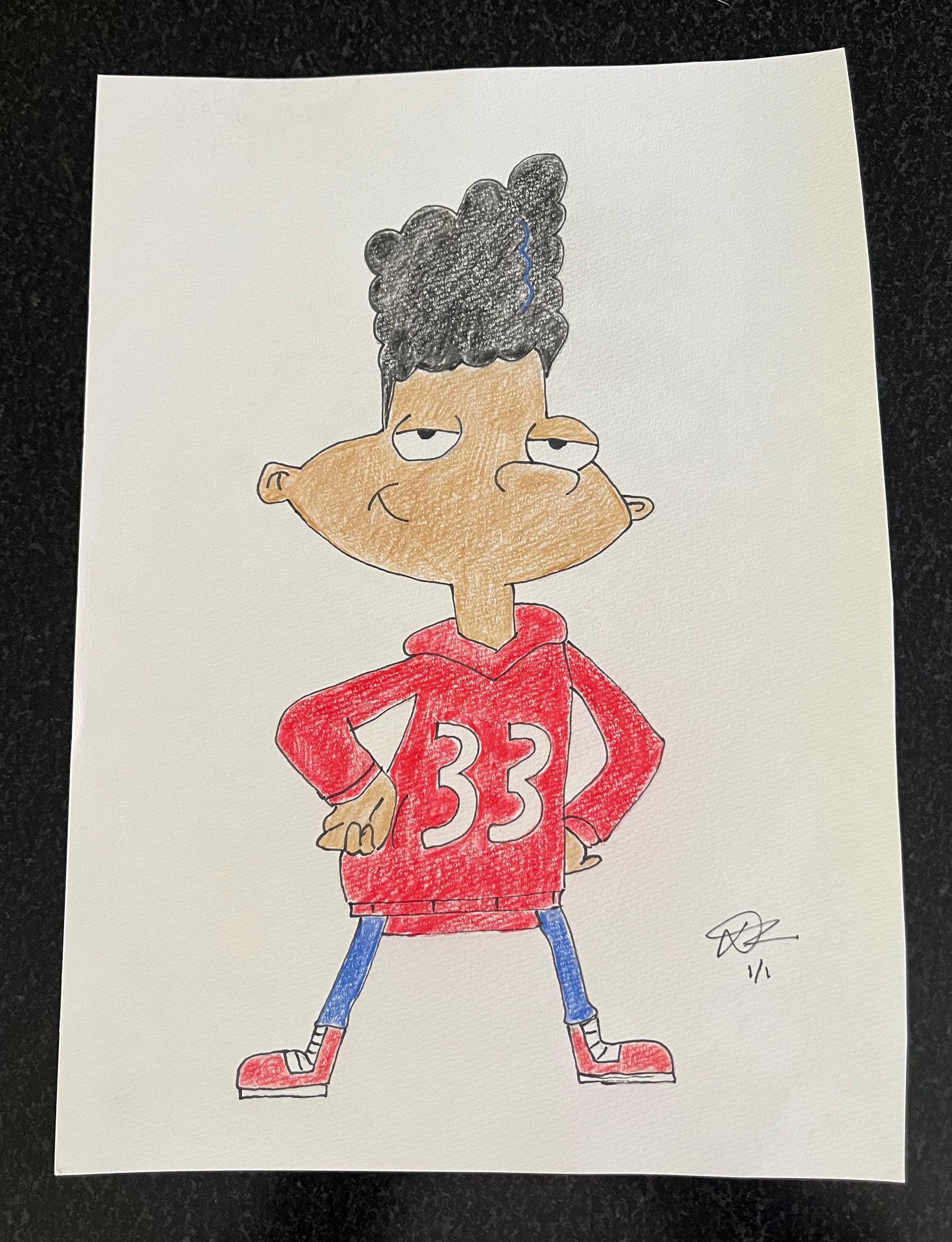 Gerald, Hey Arnold, Custom Cartoon, Print, Decorative, Home, Office ...