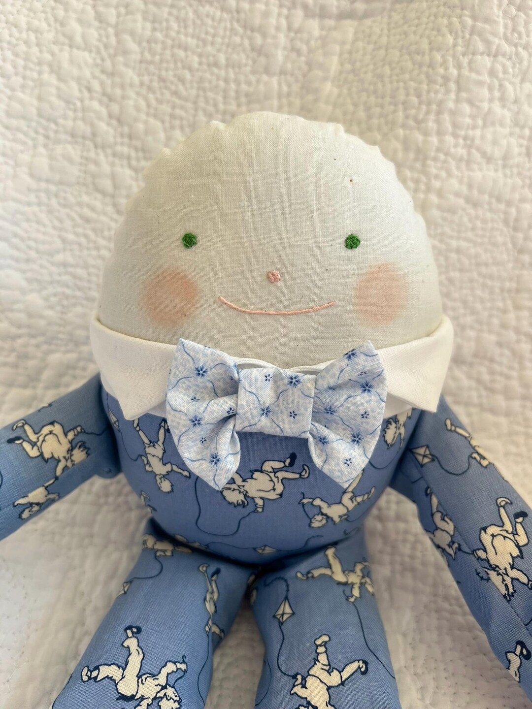 Humpty Dumpty - in Blue - Etsy