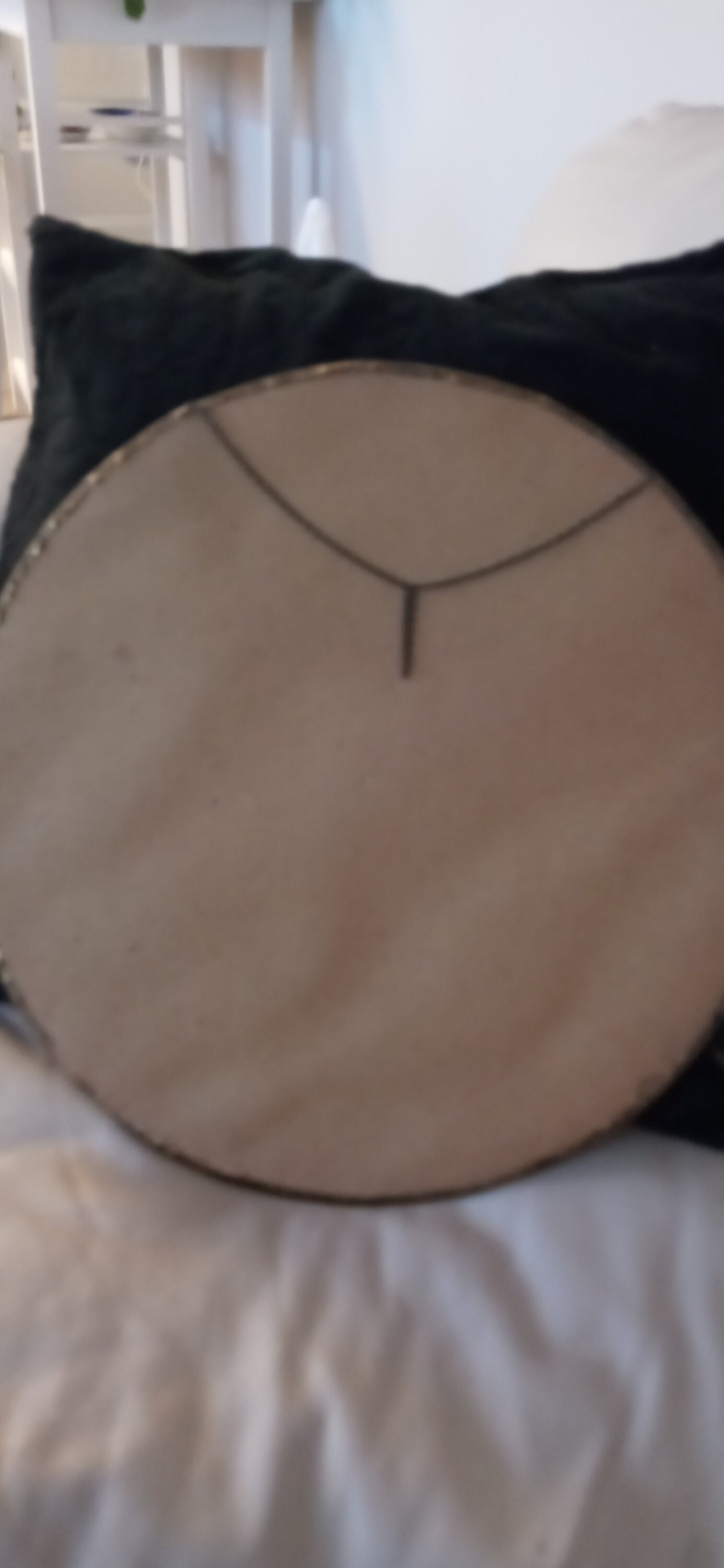 Large Round Frame With 1920's Picture - Etsy