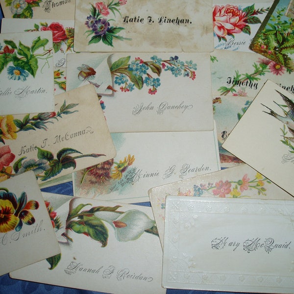 Antique Calling Card - Etsy