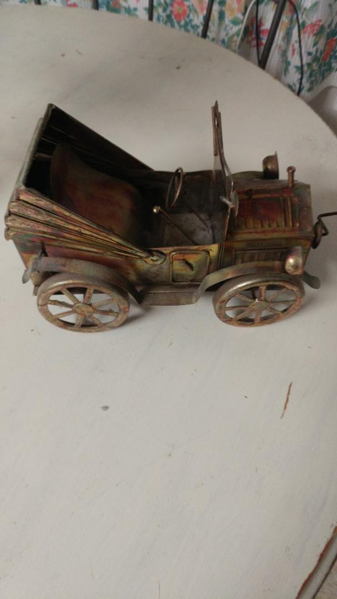Old Metal Car Music Box Playing Happy Days - Etsy