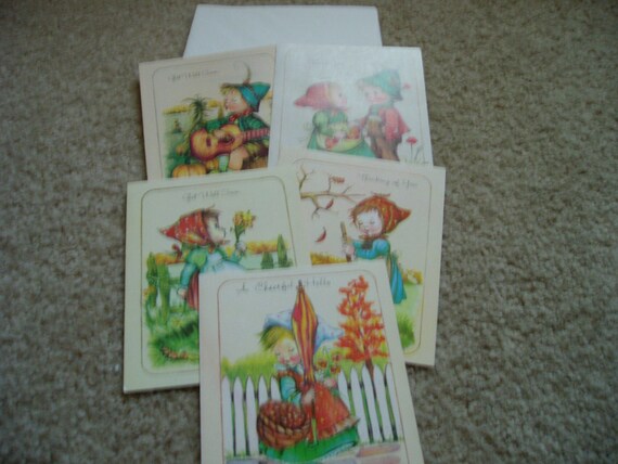 Vintage Sweet Little Children Note Cards - Etsy