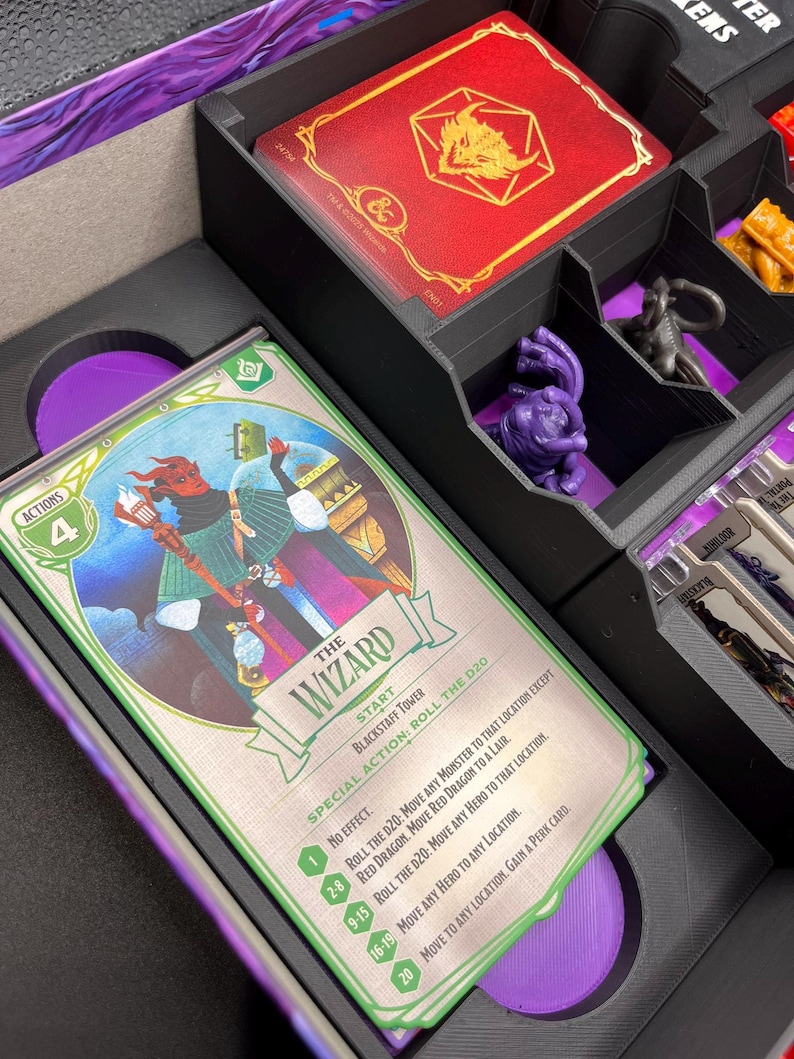 Horrified: Dungeons & Dragons Insert | Organizer | Board Game | 3D ...