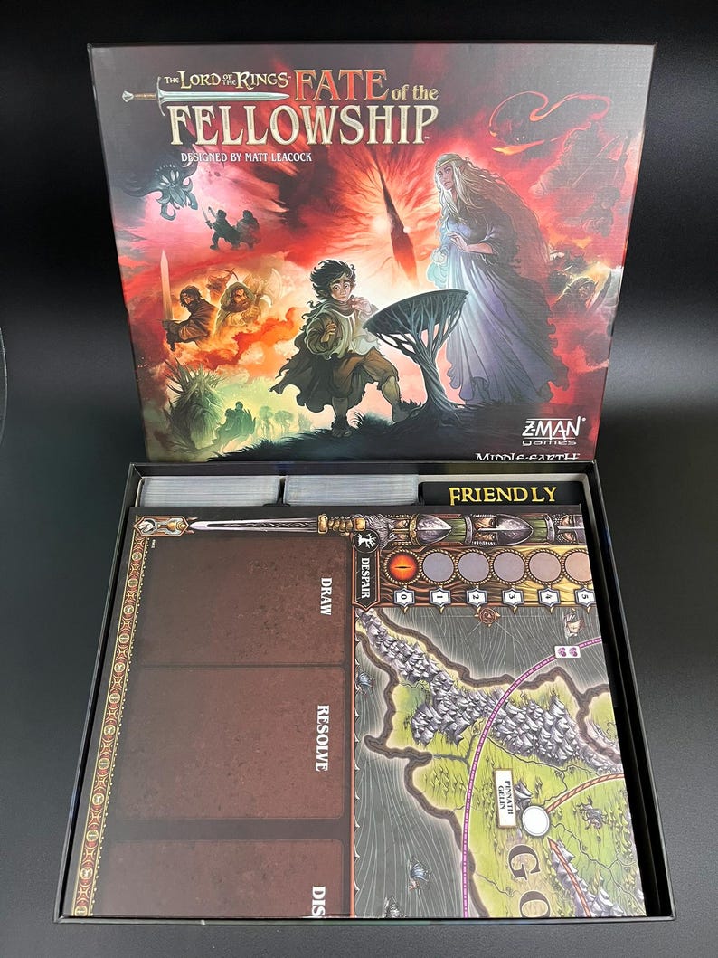 Insert for Fate of the Fellowship | 3D Printed Board Game Organizer ...