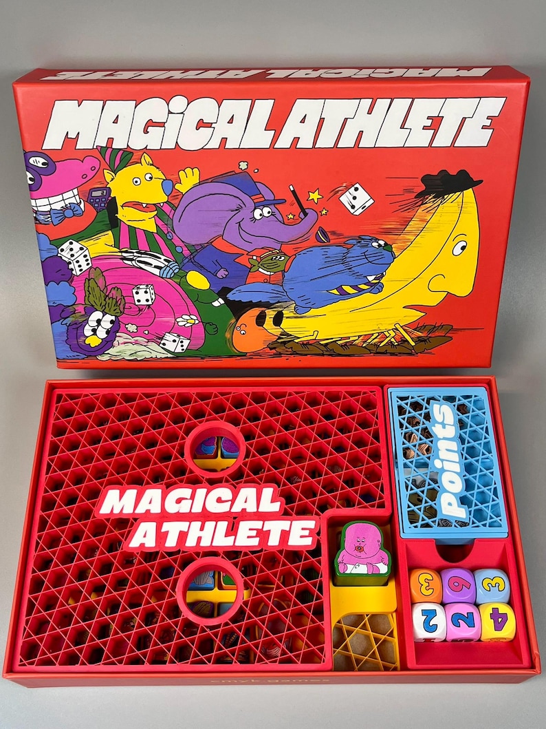 Insert for Magical Athlete | 3D Printed Board Game Organizer - Etsy
