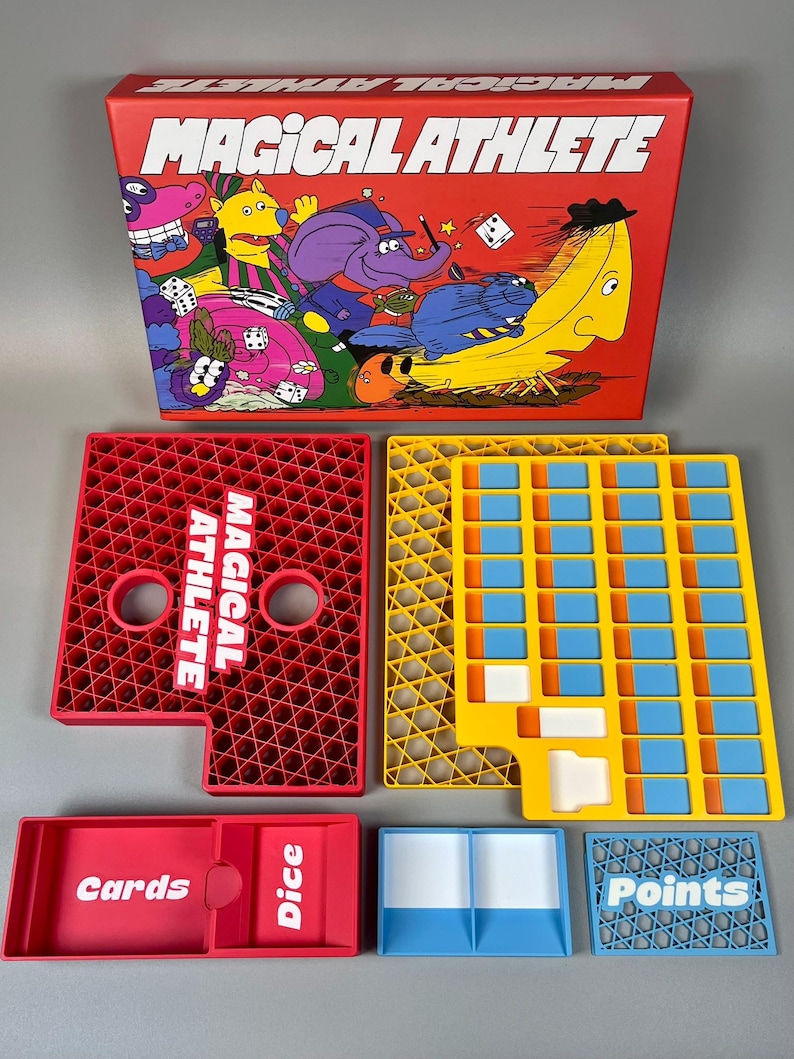 Insert for Magical Athlete | 3D Printed Board Game Organizer - Etsy