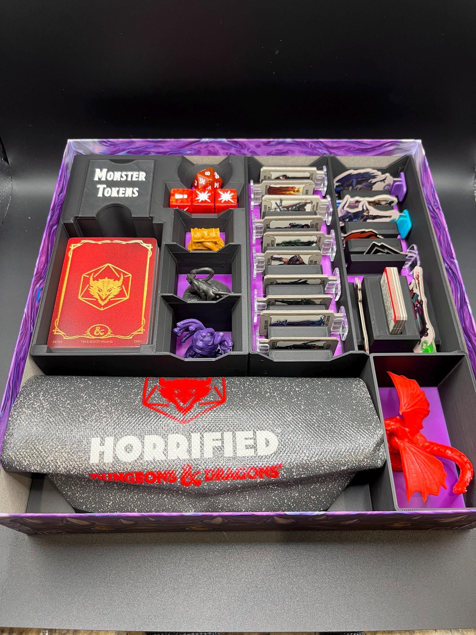 Horrified: Dungeons & Dragons Insert | Organizer | Board Game | 3D ...