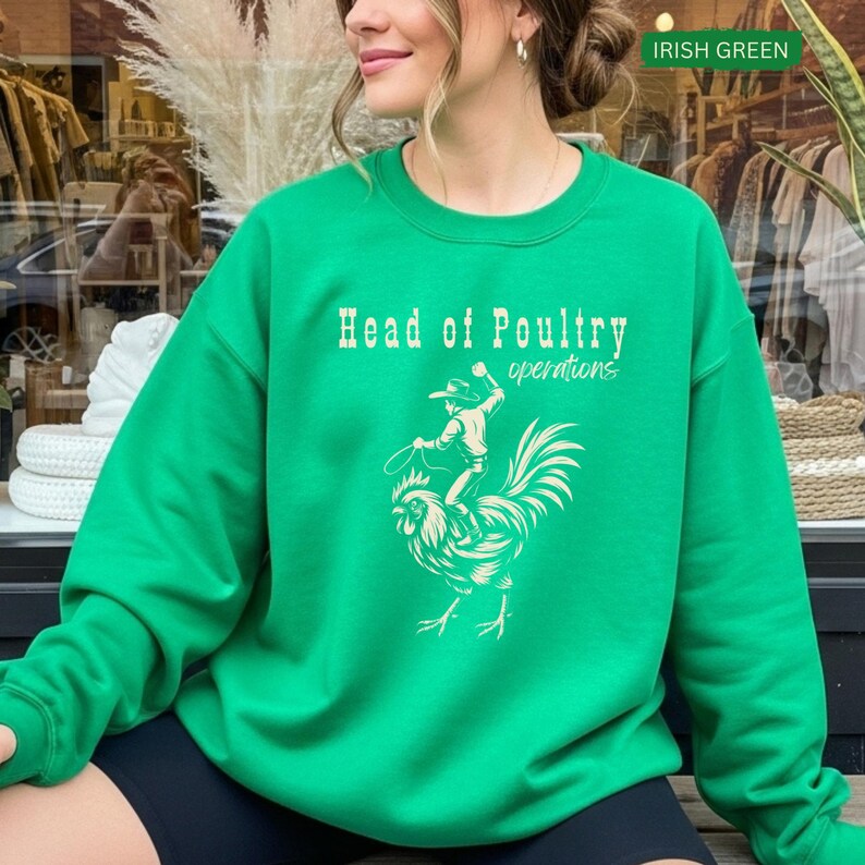 Funny Chicken Farmer Sweatshirt, Homestead Rooster Hoodie for Poultry ...