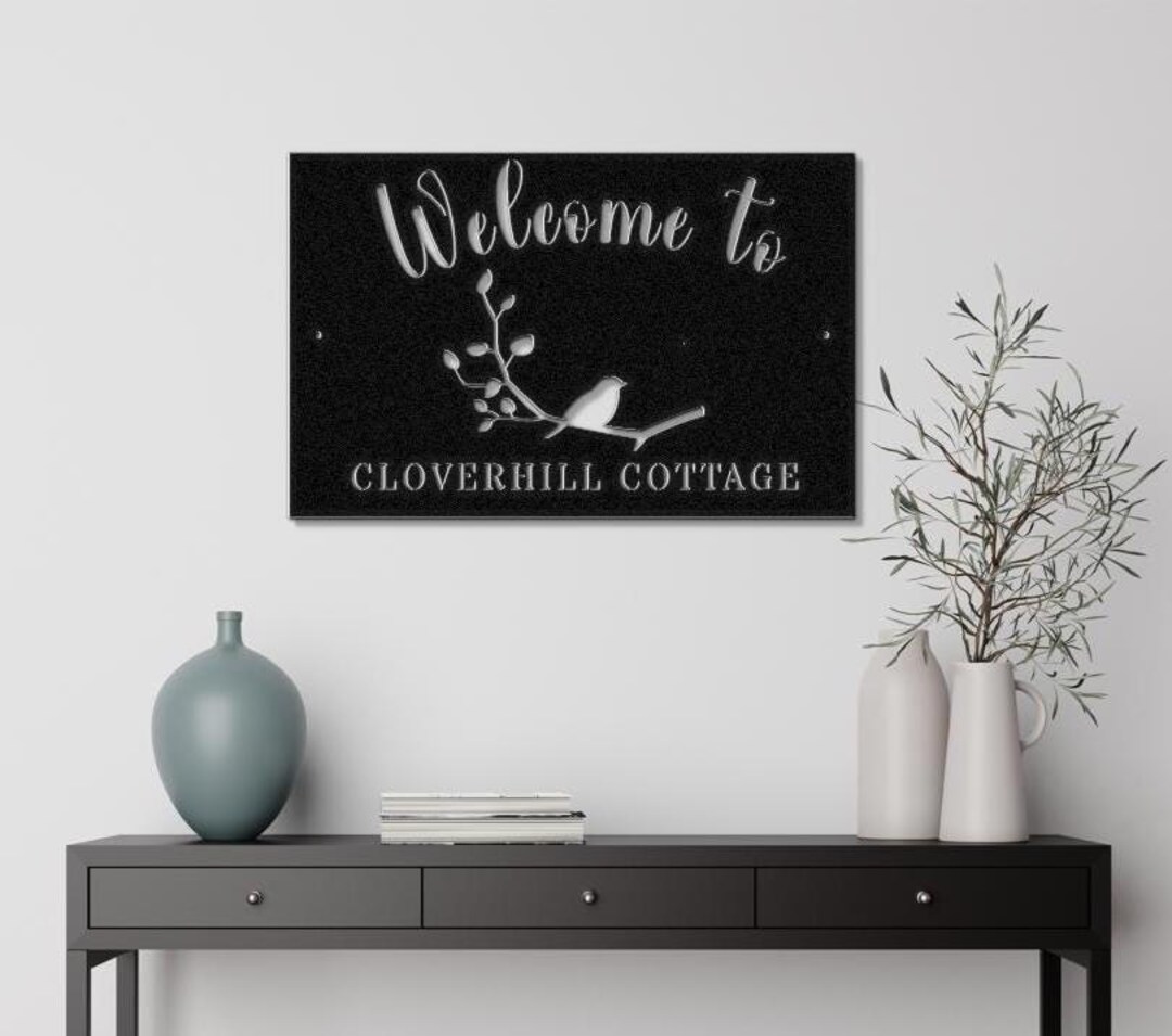 Personalized Welcome Sign for Vacation Rental, Airbnb Sign, Cabin Name ...