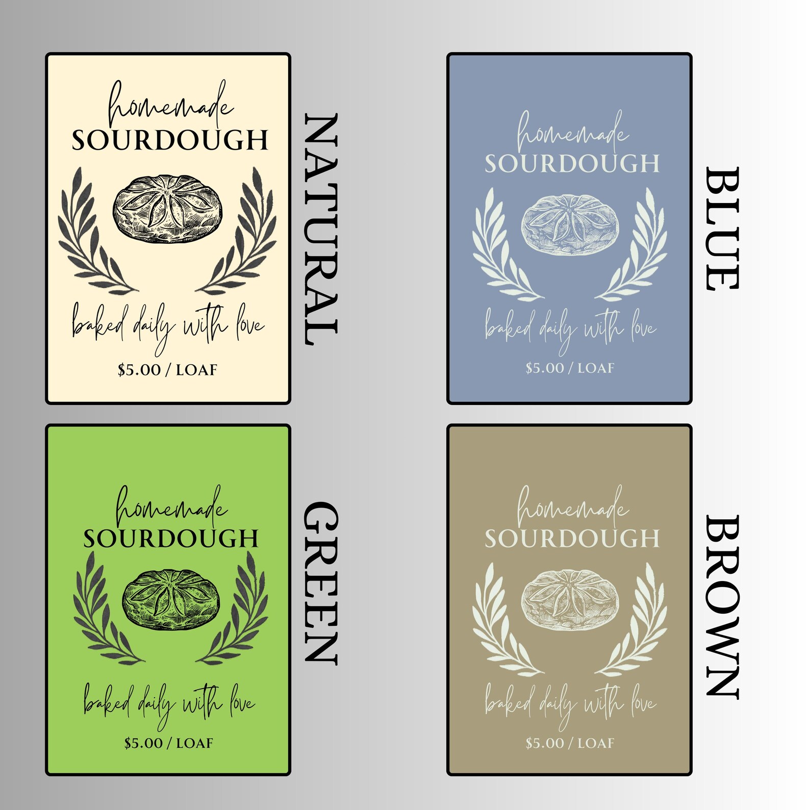 Customizable Sourdough Bread Banner, Homestead Baked Goods Flag ...