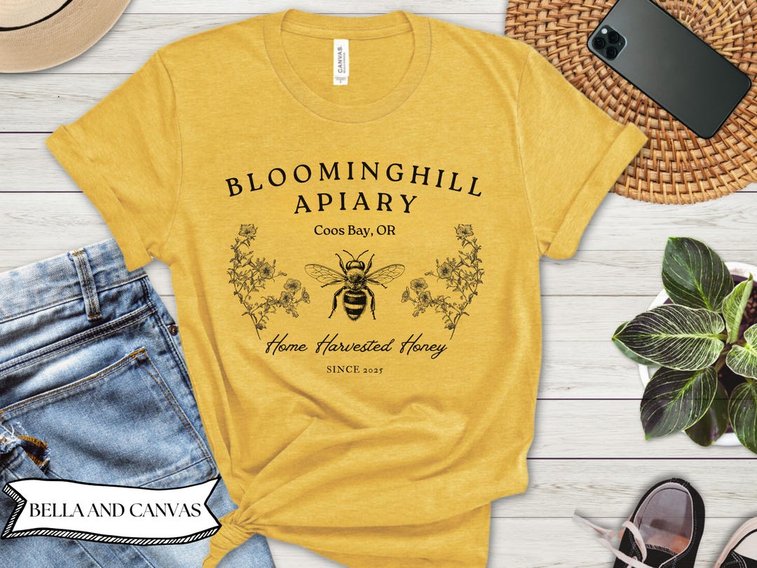 Personalized Apiary Farm Shirt, Bee Lover, Custom Beekeeper Gift ...