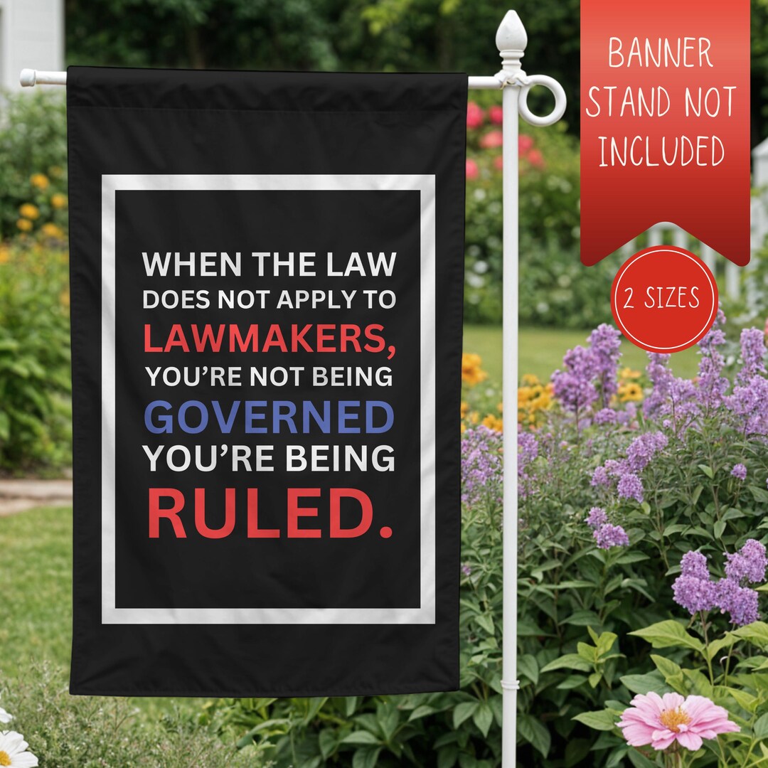 Anti Trump Flag, Lawmakers Resistance Garden Banner, Political Yard ...