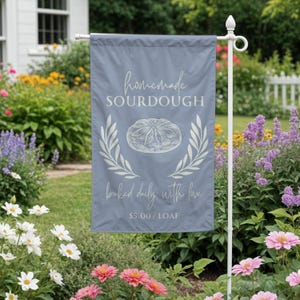 Customizable Sourdough Bread Banner, Homestead Baked Goods Flag ...