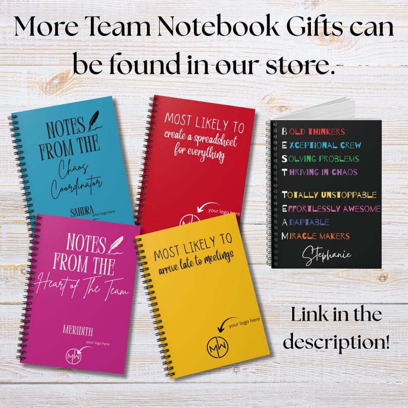 Bulk Notebook Gift for Staff Appreciation, Employees Christmas Gifts ...