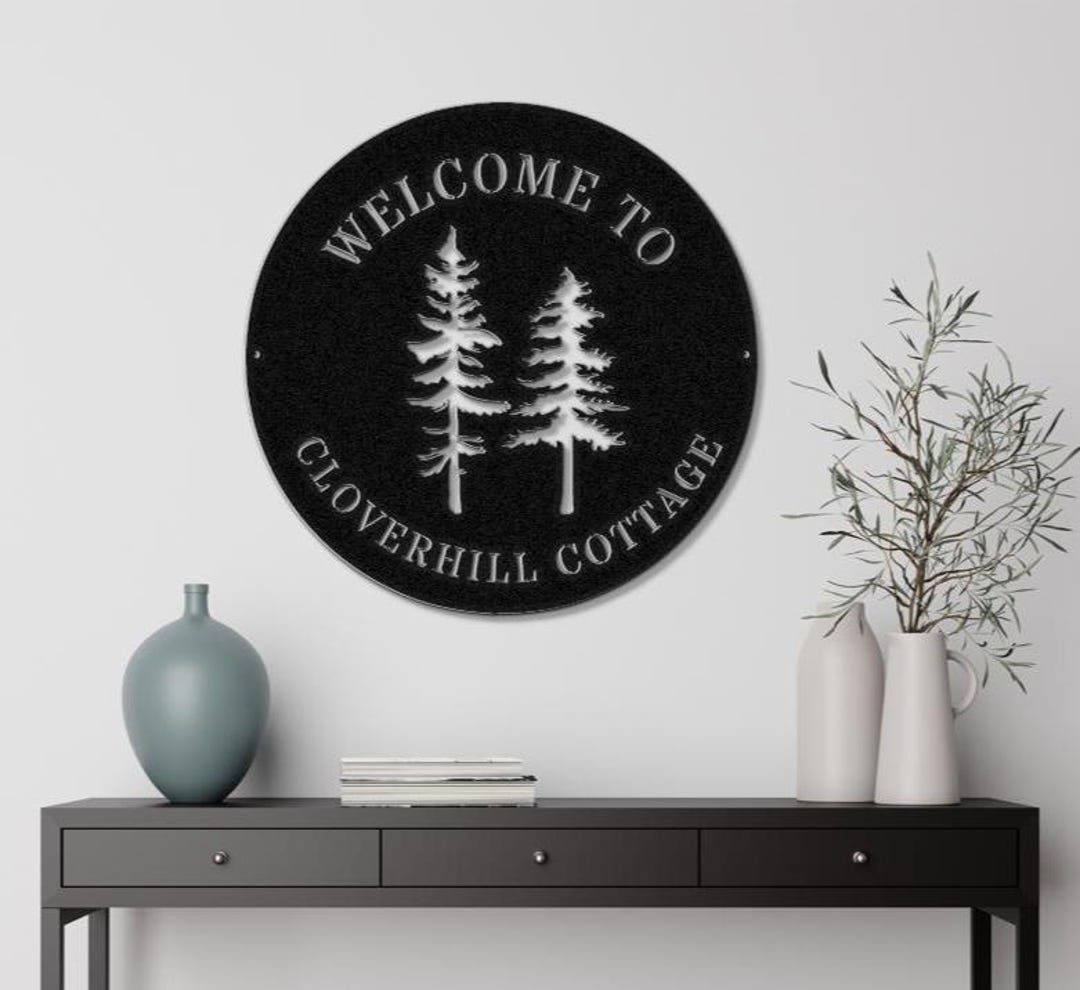 Personalized Welcome Sign for Vacation Rental, Airbnb Sign, Cabin Name ...