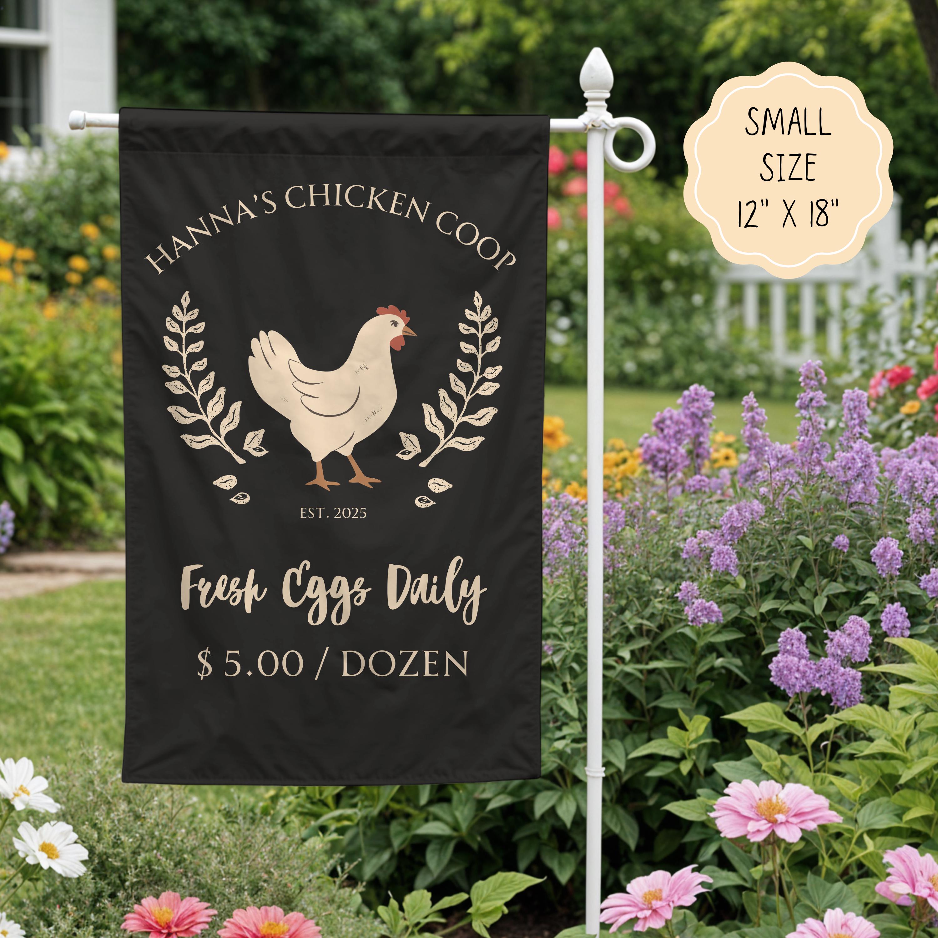 Custom Chicken Farm Banner, Custom Homestead, Personalized Fresh ...