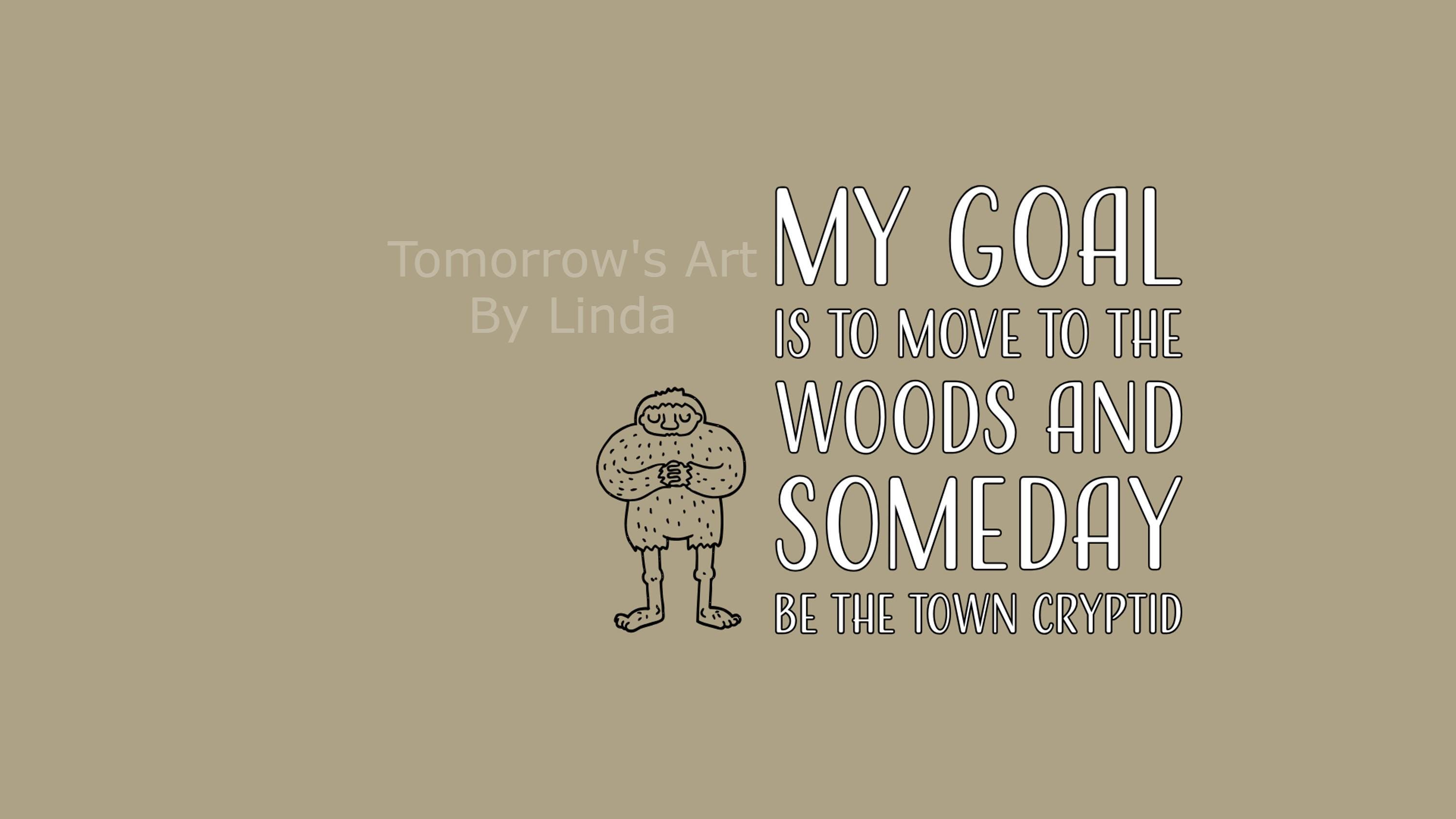 Town Cryptid Desktop Wallpaper - Etsy