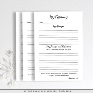 My Praise and Prayer Journal, Spiritual Notebook, Devotional Diary ...