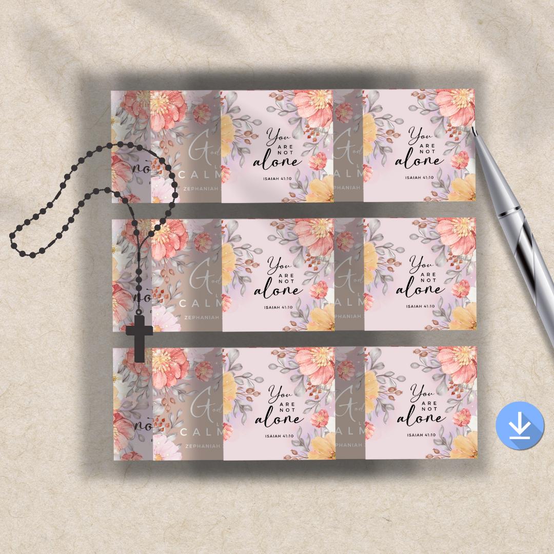 Bible Verses Cards Set, Inspirational Scripture Cards, Faith Card Deck ...