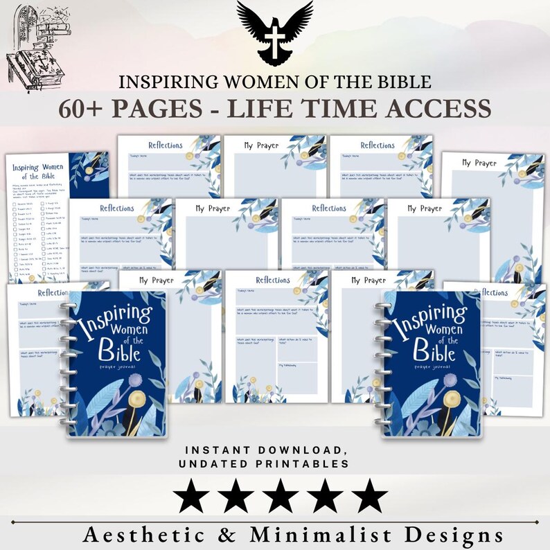 Women of the Bible Prayer Journal, Inspiring Journal, Daily Devotional ...