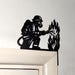 Firefighter Door Topper, Fireman Wall Art, Fire Department Office Decor ...