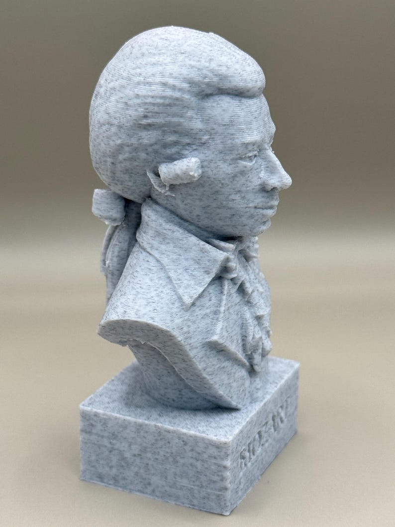 Mozart Bust Statue | Classical Composer Figurine | Piano Music Gift ...