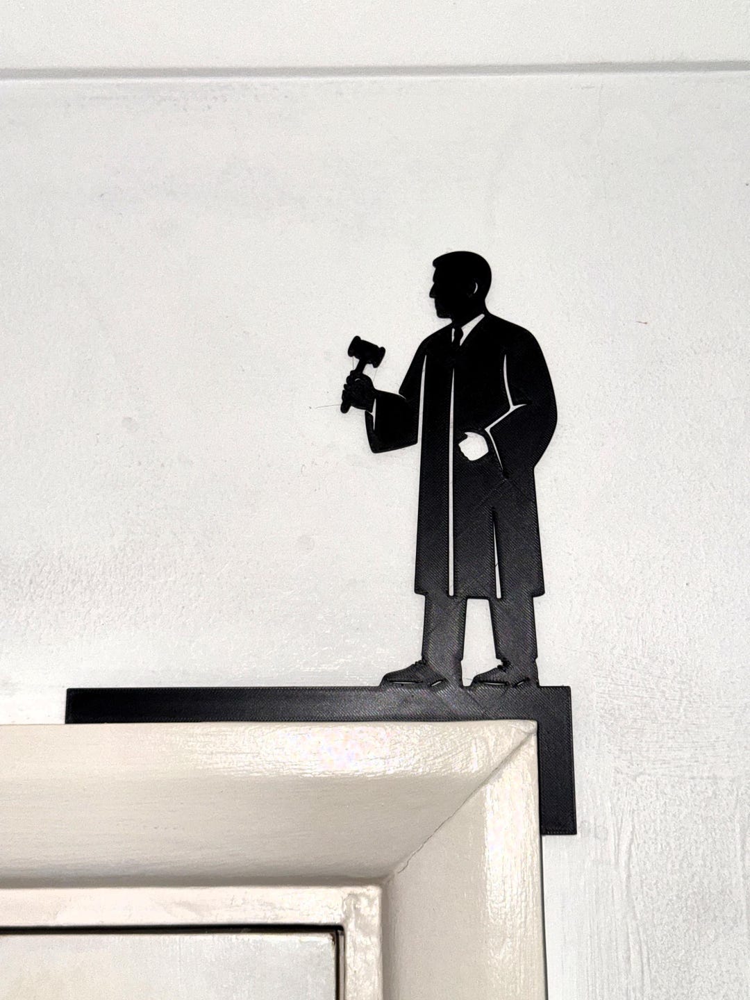 Judge Door Topper Wall Art Gift, Law Justice Courtroom Office Decor ...