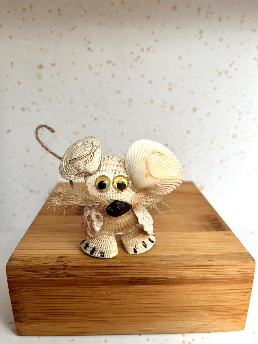 Seashell Animal Art - Arnold the Mouse - Etsy