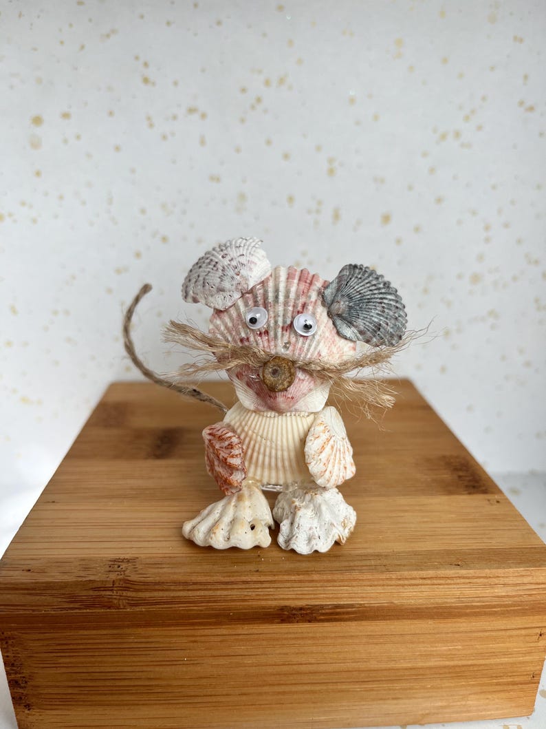 Seashell Animal Art - Diego the Mouse - Etsy