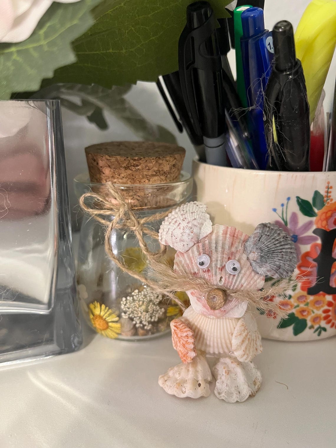 Seashell Animal Art - Diego the Mouse - Etsy