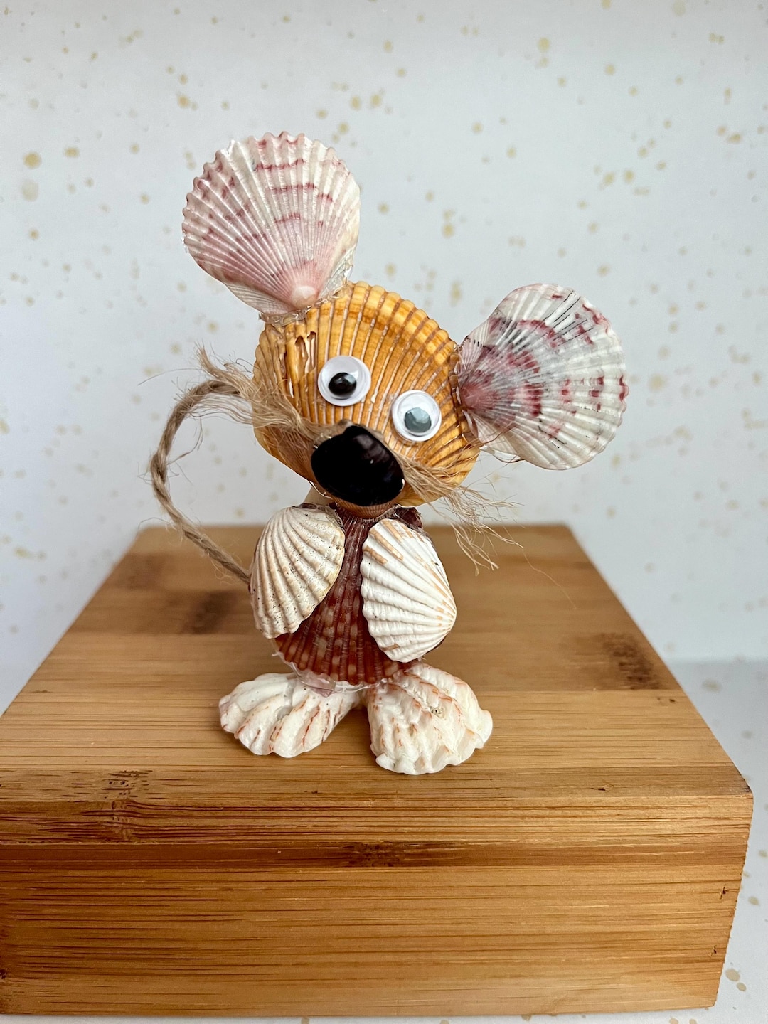 Seashell Animal Art - Norman the Mouse - Etsy