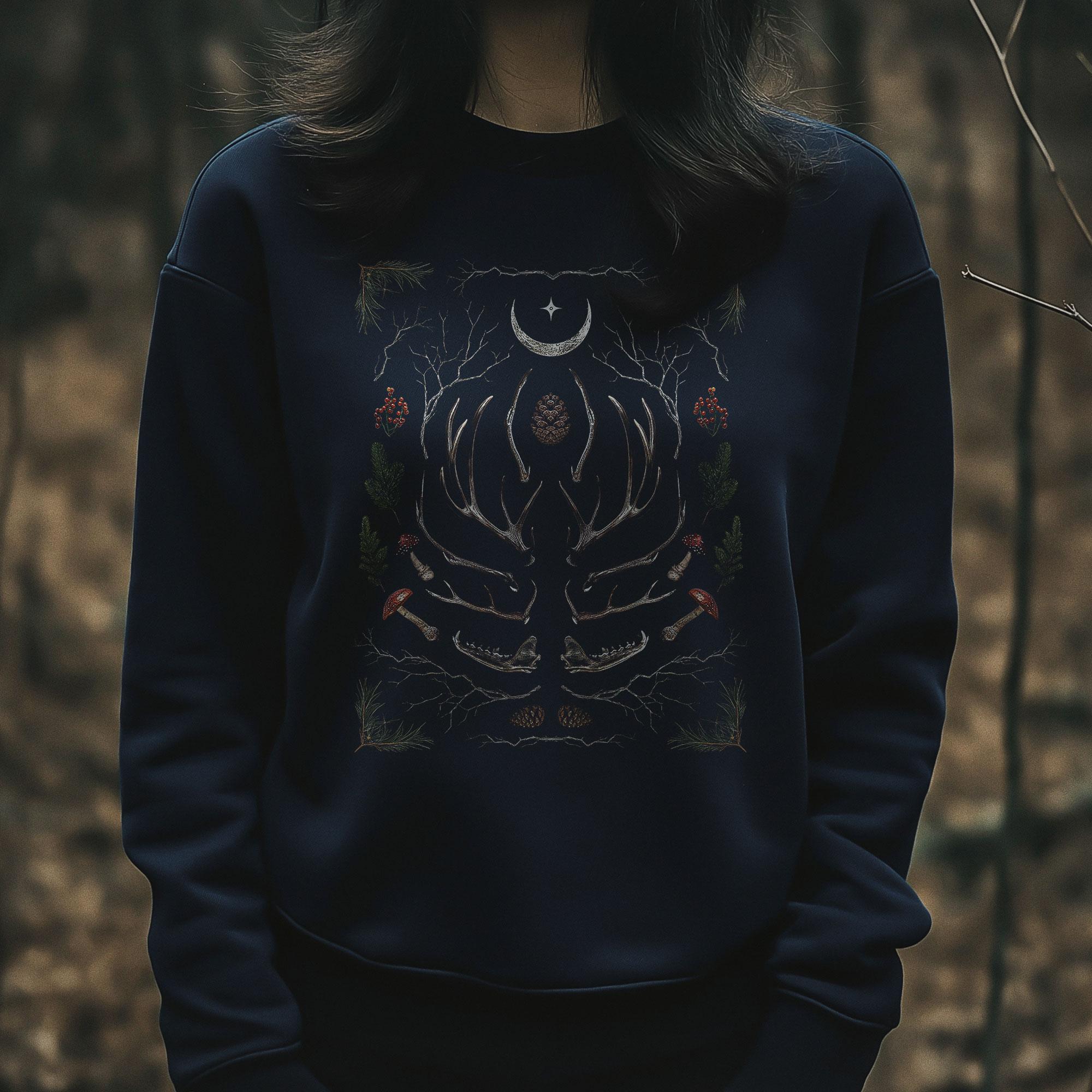 Yule Sweatshirt, Goth Winter Solstice, Cottagecore Pagan Clothing - Etsy